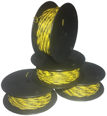 300 Meter Pyro Kabel - Doppelader orange - Verschleissdraht ...